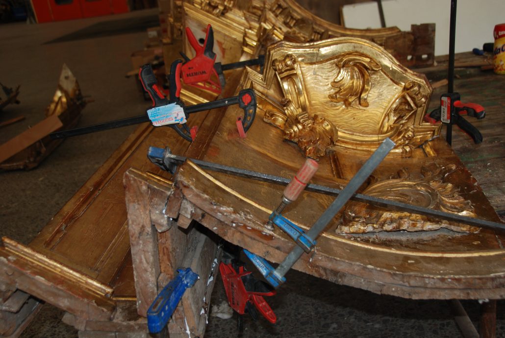 Un retablo barroco- rococó para la nueva Iglesia de Santo Domingo de ...
